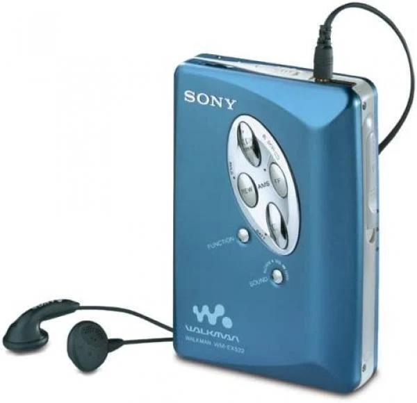 VINTAGE SONY WALKMAN - Personal Stereo Cassette Player - Blue - VGC (WM ...