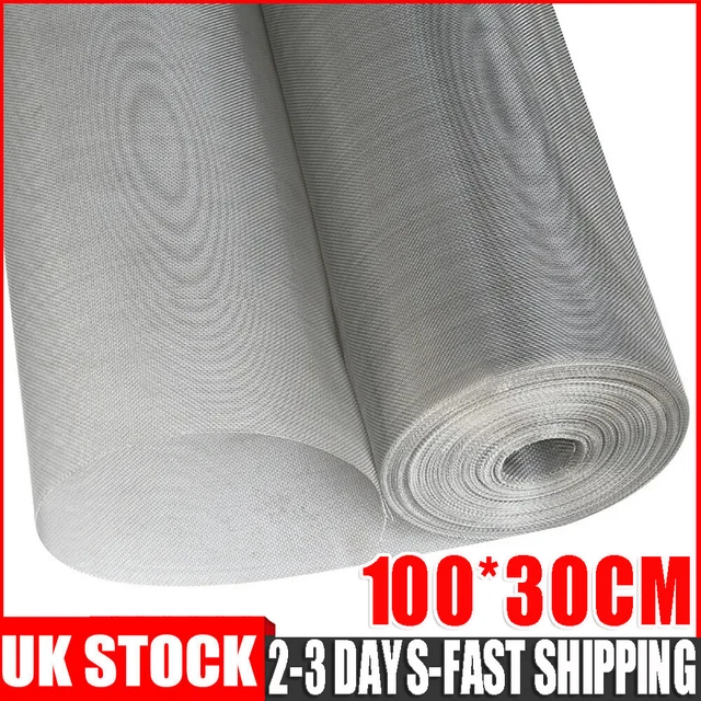 METAL WIRE MESH Rolls Stainless Steel Woven True Micron Fine Filtration ...