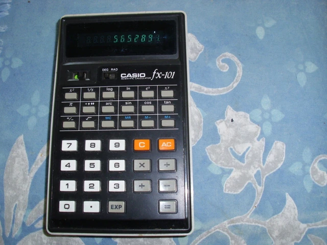 CASIO FX-101 SCIENTIFIC calculator Taschenrechner 80er Jahre voll funktionsfähig EUR 20,00 ...