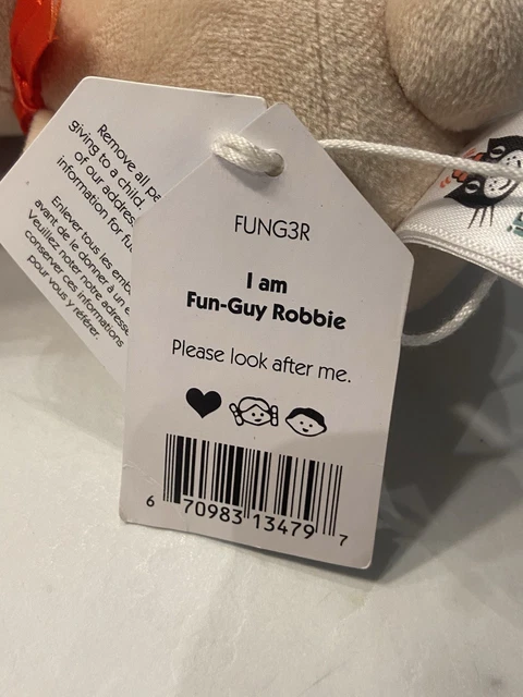 JELLYCAT FUN GUY Robbie Red Mushroom Toadstool Plush Toy - With Tags £ ...