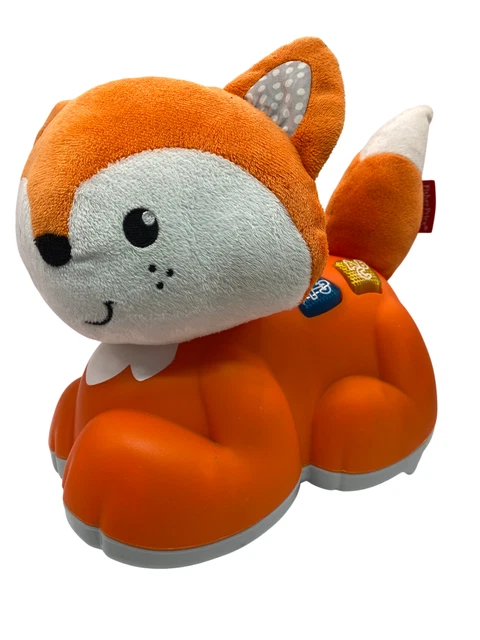 FISHER-PRICE CRAWL AFTER Learning Fox Interactive Toy Lights Movement ...