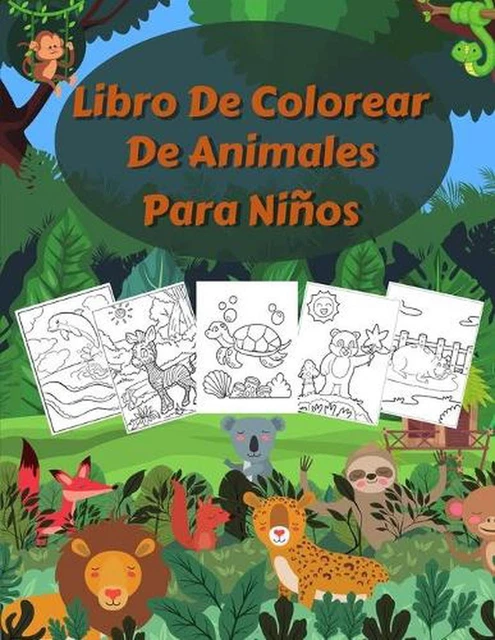 LIBRO DE COLOREAR De Animales Para Nios: Libros para colorear para ni ...