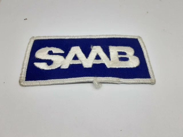 PATCH ECUSSON BRODÉ SAAB L10cm H4,5 cm EUR 5,30 - PicClick FR