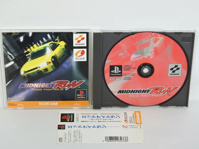PS1 MIDNIGHT RUN Road Fighter 2 Avec Colonne PLAYSTATION Japon p1 EUR ...