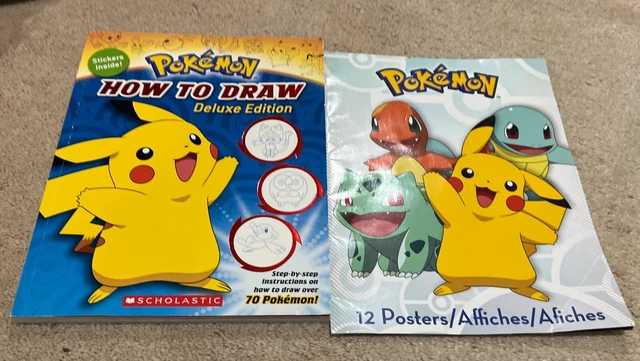 HOW TO DRAW Deluxe Edition (Pokémon) And Set Of 12 Pokémon Posters With ...
