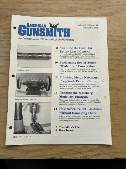 AMERICAN GUNSMITH NOVEMBER 2020, Ruger Custom Pistol, Cold Blue £9.03 ...