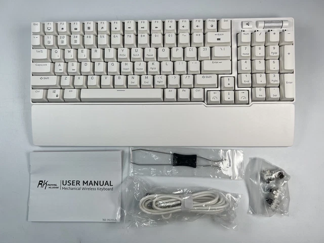 ROYAL KLUDGE RK96 90% Mechanical Keyboard Triple Mode Hot Swappable ...