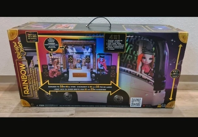 MGA ENTERTAINMENT RAINBOW High Rainbow Vision - World Tour Bus & Stage ...