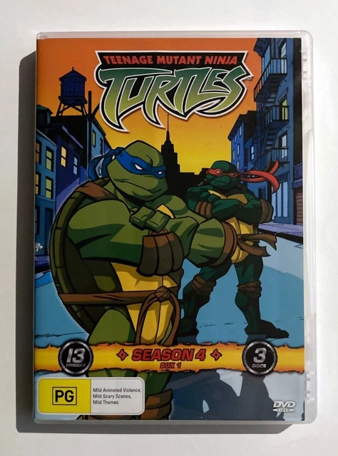 TMNT - TEENAGE Mutant Ninja Turtles Bundle 4 DVD's G/PG(DVD R4/R1) $15. ...