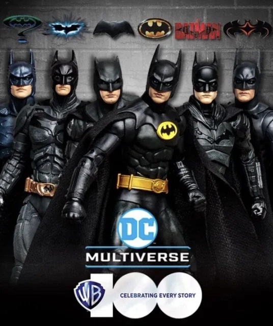 MCFARLANE TOYS DC Multiverse Batman Ultimate Movie Collection 6-Pack ...