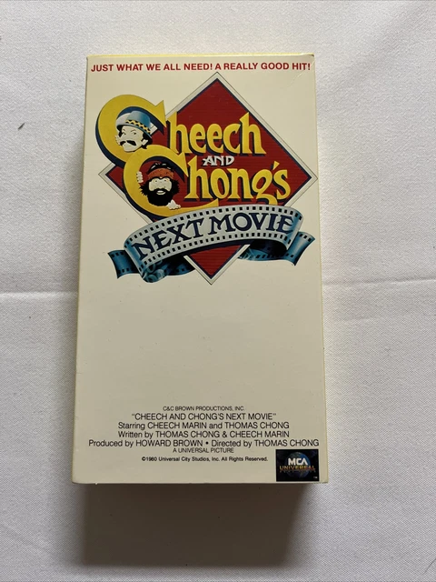 1980 CHEECH AND CHONGS NEXT MOVIE VHS Tape, COMPLETE/TESTED SEE PHOTOS ...