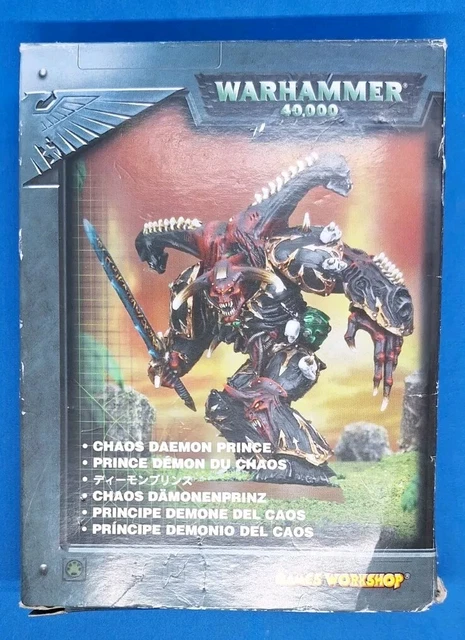 WARHAMMER 40K CHAOS Daemon Prince Démon Métal Rare OOP En Boîte Juan ...