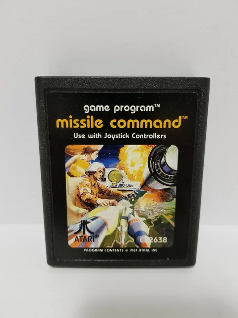 MISSILE COMMAND VINTAGE video game for Atari 2600 with warranty EUR 1 ...