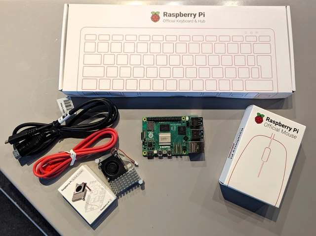RASPBERRY PI 5 8gb Bundle Power Supply 32GB SD Card HDMI Cooler Keyboard Mouse £199.00 - PicClick UK
