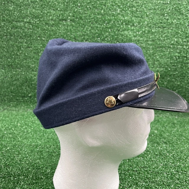 UNION ARMY CIVIL War Replica Wool Kepi with Crossed Rifles Size Small ...