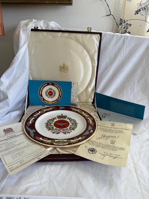PARACHUTE REGIMENT SPODE Mulberry Hall Regimental Plate 86/500 - 1974 ...
