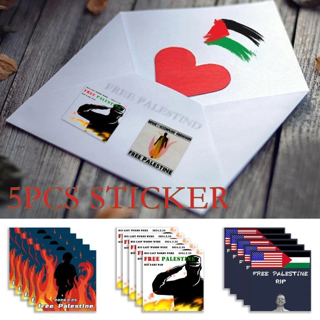 5 STÜCK FREE Palestine Liberation Aufkleber, Free Palestine Lot N8 EUR ...