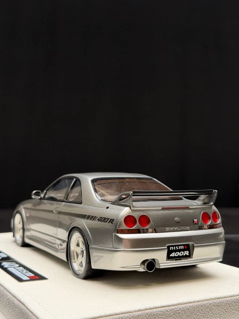 NISSAN NISMO 400R 40th Anniversary (Silver) [Makeup Eidolon] 1/18 scale ...