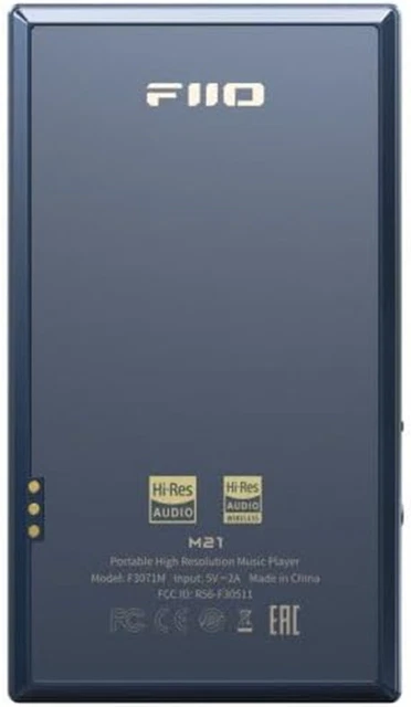 FIIO M21 ANDROID 13 Portable Music Player w/Snapdragon 680, DSD (Dark ...