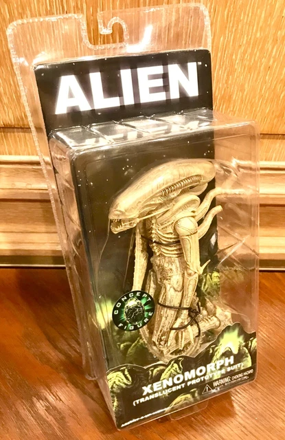 NECA ALIEN SERIES 7 Xenomorph Concept Translucent Prototype Suit Action ...
