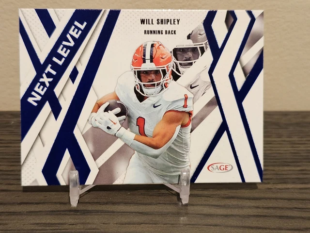 2024 SAGE HIGH Series Will Shipley Blue Next Level #104- Clemson- Eagles EUR 1,52 - PicClick IT