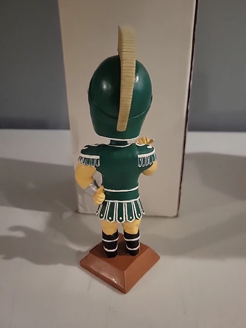 MICHIGAN STATE SPARTY the Spartan Mascot Bobblehead NIB Bobble Big Ten ...