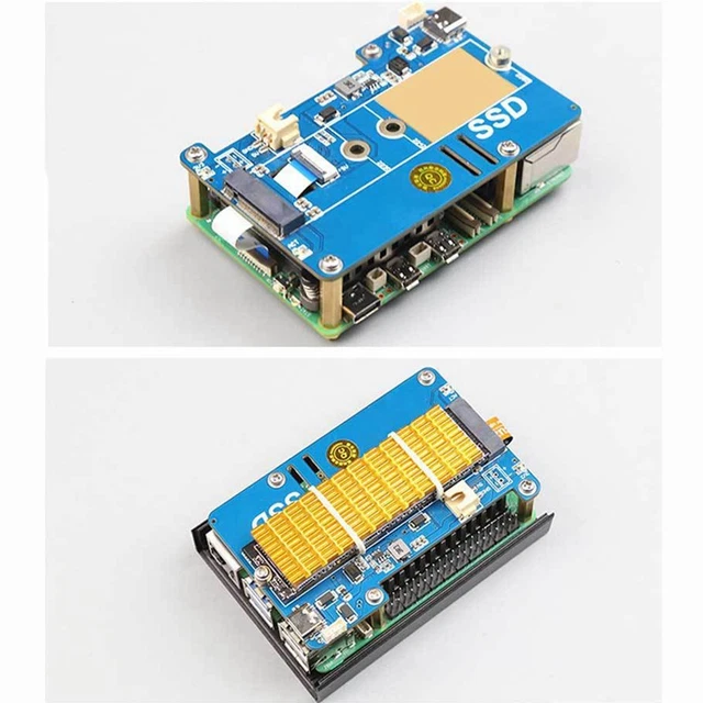 MPS2280P PCIE M.2 NVME SSD Expansion Board for 5 Support 2280/2242 ...