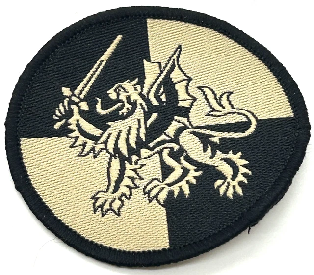 BRITISH MILITARY ISSUE HQ Theatre Troops Desert Tan TRF Uniform Patch £ ...