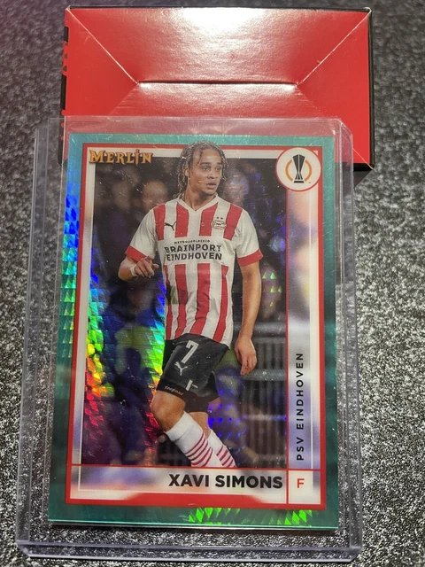 TOPPS MERLIN XAVI Simons Aqua prism Refractor EUR 10,00 - PicClick DE