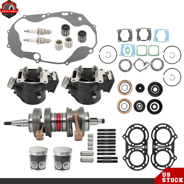 COMPLETE REBUILT MOTOR Engine Rebuild Kit Standard For Yamaha Banshee ...