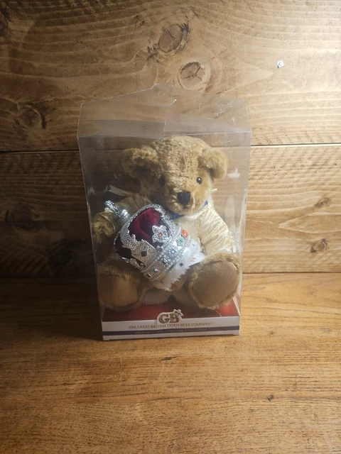 THE GREAT BRITISH Teddy Bear Company Queen Elizabeth II Soft Plush Toy ...