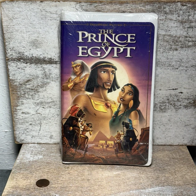 VTG 1998 DREAMWORKS The Prince of Egypt VHS Animation Original Release ...