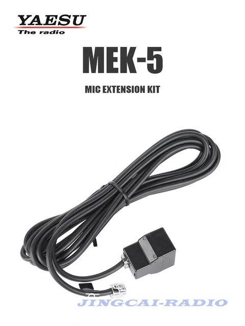 ORIGINAL YAESU MEK-5 Mikrofon Verlängerungskit für Radio Gebrauch 6-Pin Stecker Mikro EUR 43,28 ...