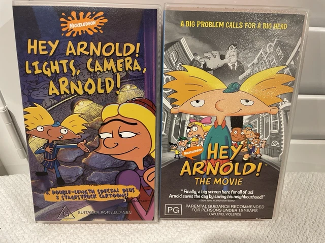 VIDEO VHS HEY Arnold The Movie Nickelodeon PAL Light Camera Action Kids ...