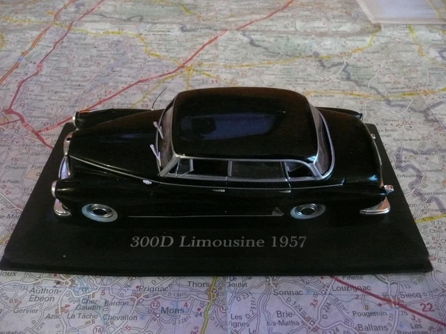 MERCEDES 300 D Limousine 1957 IXO Série Voitures d'exception 1/43 sur ...