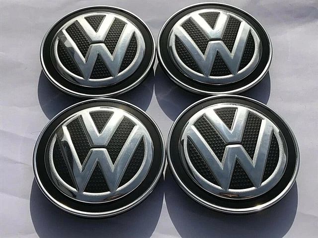 4X ORIGINAL VW Tiguan 5NA AD1 Emblem Rad kappen Naben Felgen Deckel ...