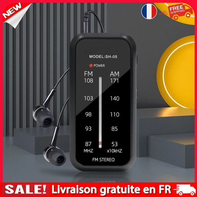 # MINI AM FM Stereo Radio with Back Clip Emergency Radio for Walk ...