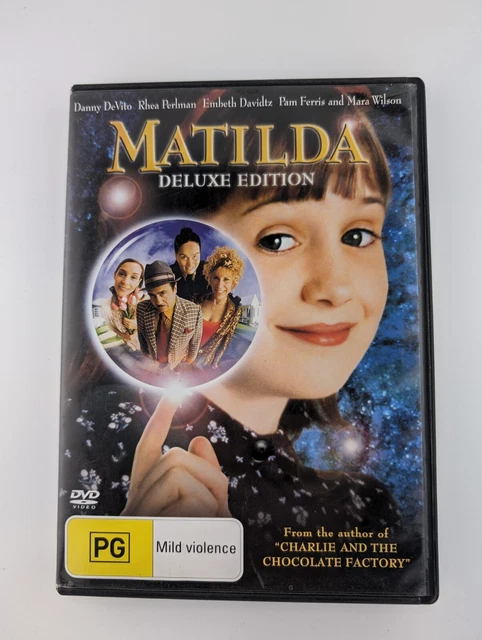 MATILDA (1996) DVD Deluxe Edition Mara Wilson Danny DeVito Region 4 PG ...