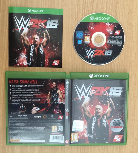 🌟W2K16🌟WWE🌟XBOX ONE🌟COMPLETE🌟NEAR MINT🌟UK Seller🌟Fast Uk🇬🇧Postage🌟 £12. ...