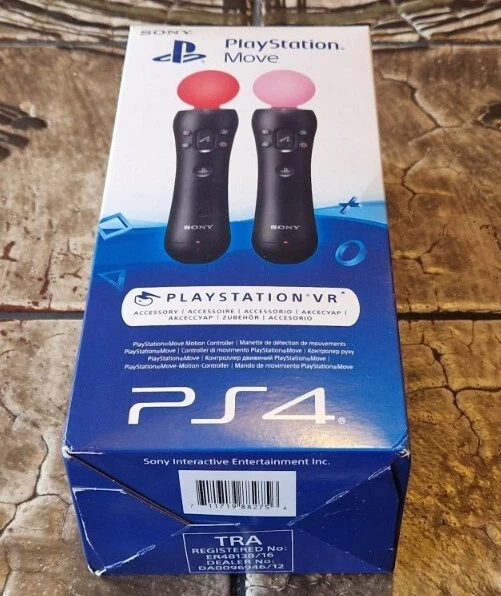 SONY PLAYSTATION PS4 Move Motion Controller Twin Pack *NUOVO DI ZECCA E ...