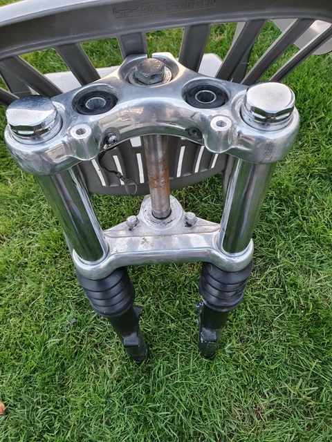 HARLEY-DAVIDSON SPORTSTER FORKS (39mm) front end showa rare £650.00 ...