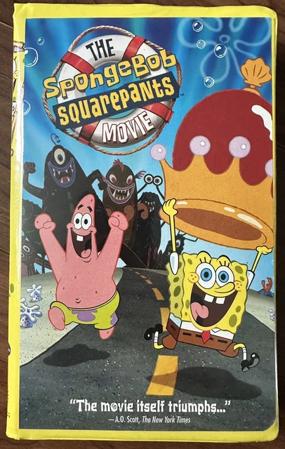 RARE THE SPONGEBOB Squarepants Movie (VHS, 2005) Clamshell Nickelodeon ...
