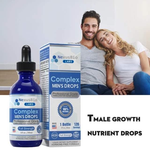 1-5X NEXUSBIO LABS Complex Men's Drops, Secret Drops for Strong Men Men ...