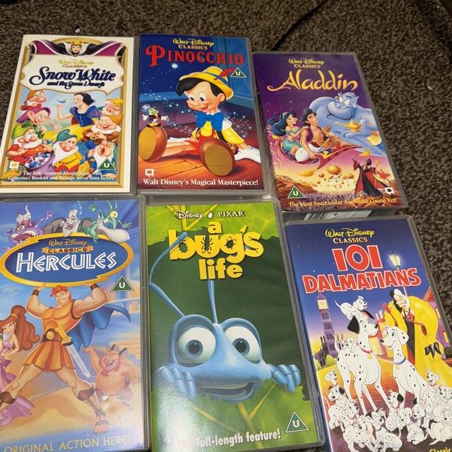 DISNEY VHS COLLECTION £12.00 - PicClick UK