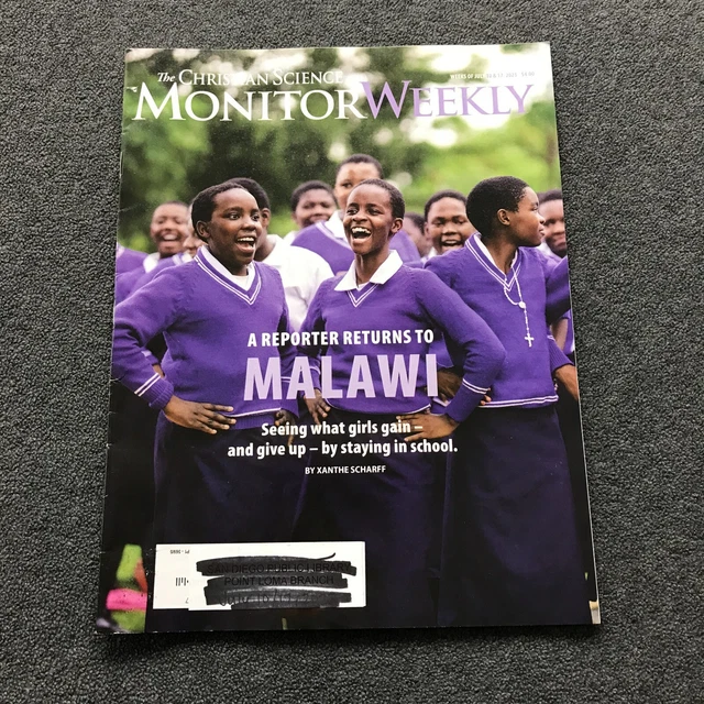 THE CHRISTIAN SCIENCE Monitor Weekly July 10 & 17 2023 Reporter Returns ...