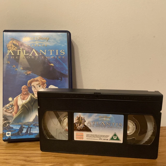 ATLANTIS - THE Lost Empire Disney VHS Video Cassette Tape Vintage Retro ...