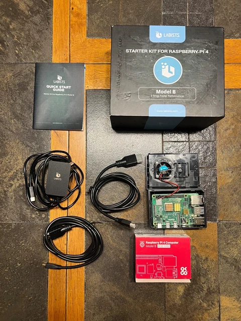 LABISTS STARTER KIT for Raspberry Pi 4 Model B, 4GB DDR4 RAM $99.99 ...