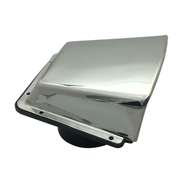 BOAT COWL VENT Marine Vent Cover 316 Stainless Steel With Nylon Base £ ...