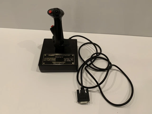 VINTAGE THRUSTMASTER MARK I CONTROLLER Flight Control System Joystick £ ...