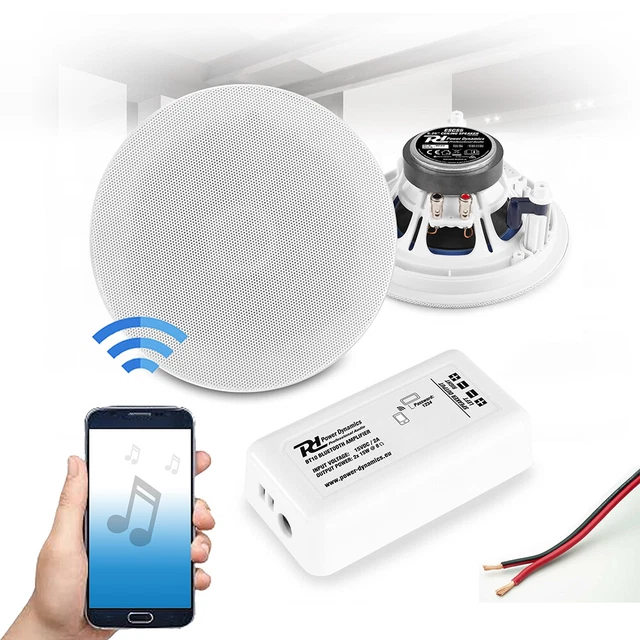 6& BLUETOOTH CEILING Speaker and Amplifier System Home HiFi Stereo ...